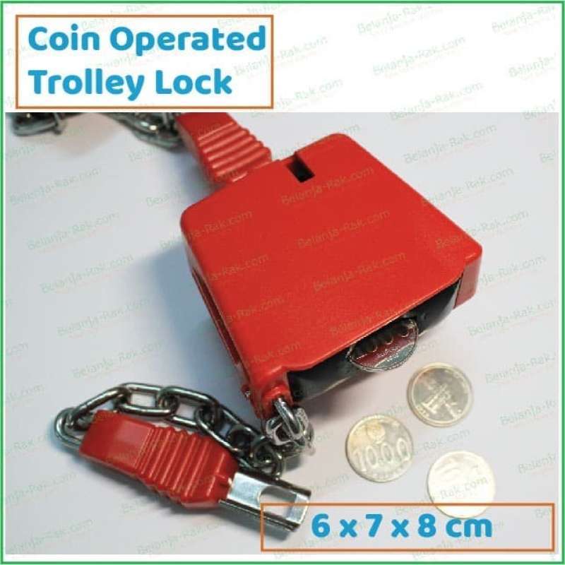 Promo Coin Operated Trolley Lock Diskon 23% Di Seller Meepo - Kebon ...