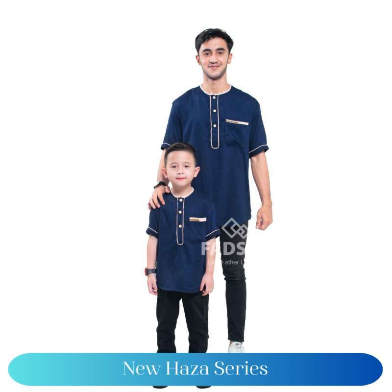 Jual Baju Koko Couple Anak Laki Laki Usia 1 Hingga 12 Tahun Lengan Pendek Kekinian Atasan Muslim ...