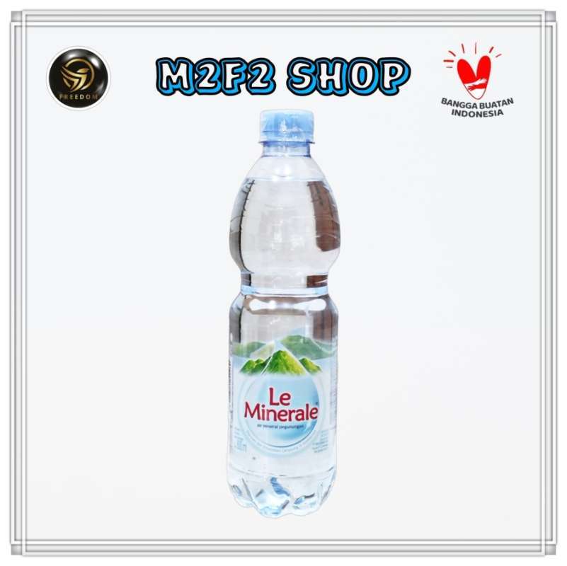Promo Air Mineral Le Minerale Botol Tanggung Plastik Pet - 600 Ml ...