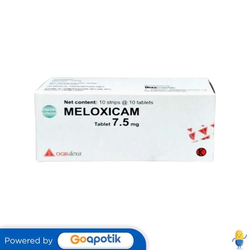 Jual MELOXICAM OGB DEXA MEDICA 7.5 MG BOX 100 TABLET di Seller Apotek ...