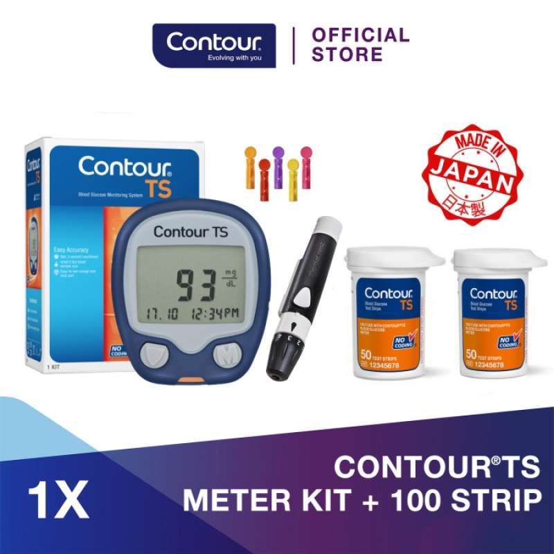 Promo Contour Ts Meter Kit + Strip 100'S Diskon 17% di Seller Mahanani ...