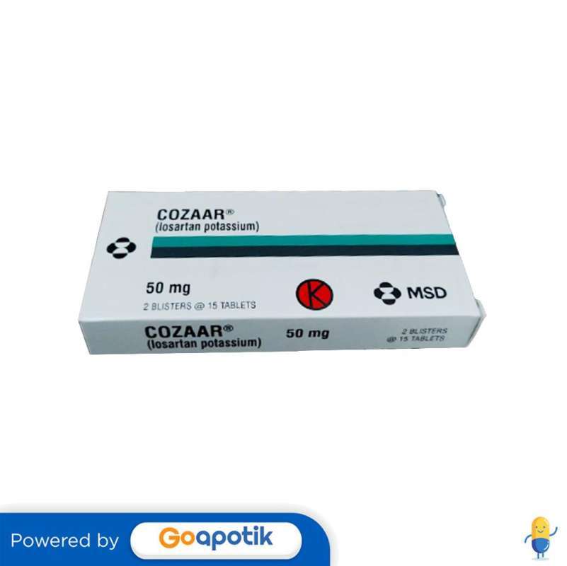 Jual COZAAR 50 MG BOX 30 TABLET di Seller Apotek Alam Sehat - Jagalan, Kota Semarang | Blibli