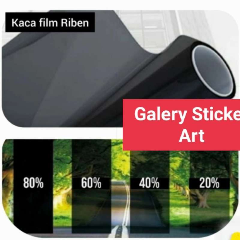 Promo Kaca Film Riben 40%60%&80% Ukuran 150 Cm X 45 Mter Diskon 23% Di ...