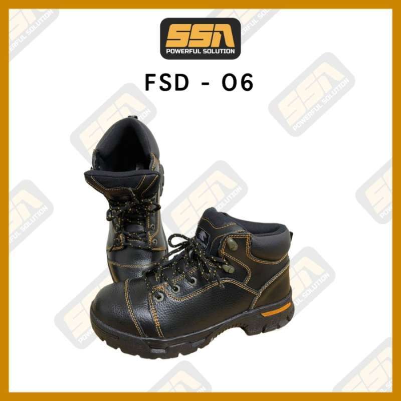 Promo Sepatu Proyek Fast Naga FSD 06/Sepatu keselamatan Ujung Besi Diskon 23% di Seller Ciputra ...