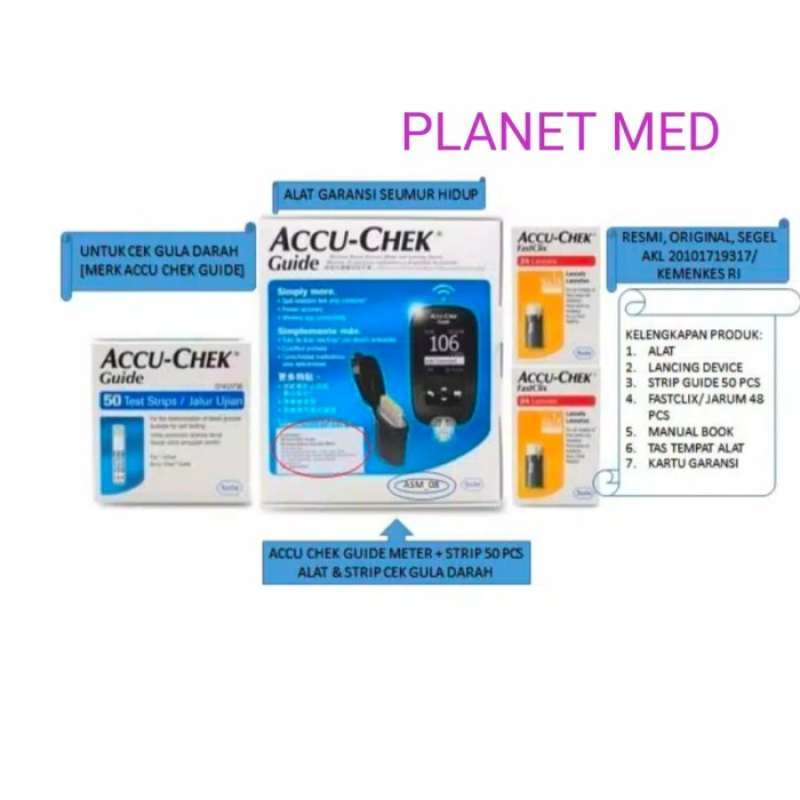 Promo Alat Accu Check Guide Meter Diskon 17% Di Seller Mahanani Store 4 ...