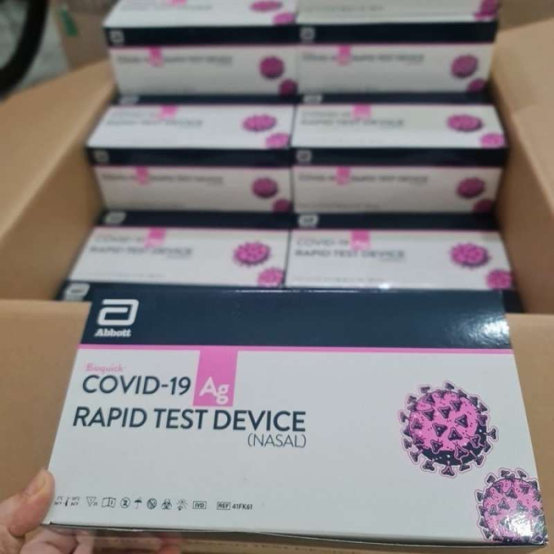 Promo Rapid Test Antigen Abbott Swab Nasal 1 Box Diskon 17% Di Seller ...