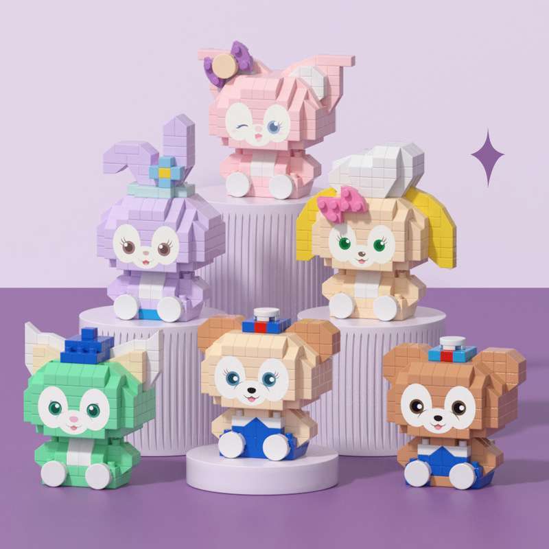 Jual Nano Block Mainan Blok Lengkap Dengan Sticker Disney Sanrio - Lina ...