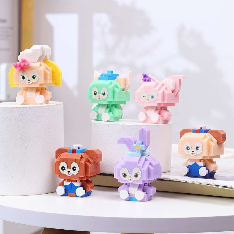 Jual Nano Block Mainan Blok Lengkap Dengan Sticker Disney Sanrio - Lina Bell Di Seller ...