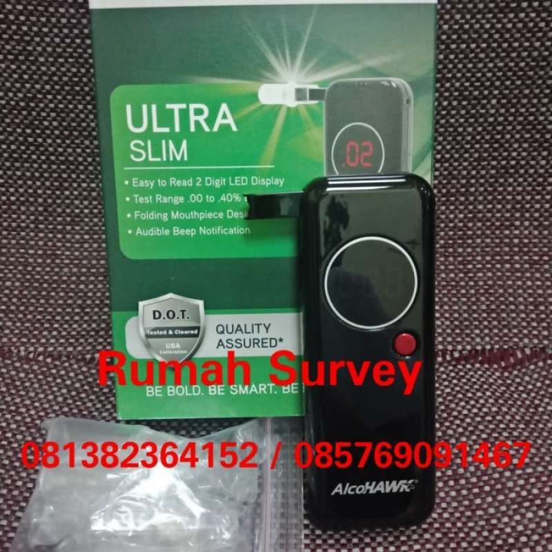 Promo Alcohol Breath Tester Alcohawk Ultra Slim Alat Test Alkohol Tiup ...