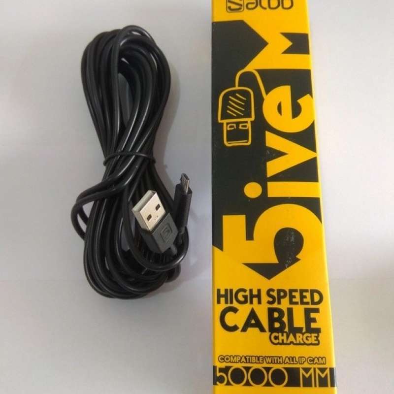 Promo Satoo High Speed Charge Cable 5 METER - Kabel Micro USB 5 METER ...