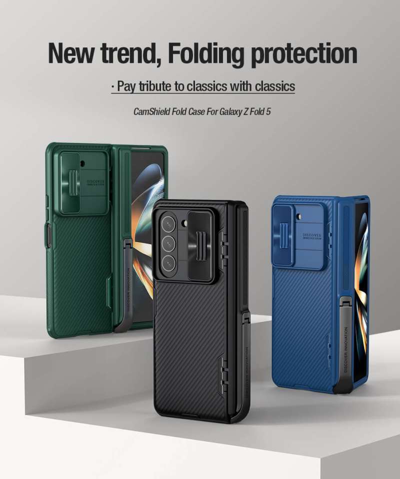 Jual Case Samsung Galaxy Z Fold5 / Z Fold 5 Nillkin CamShield Fold with ...