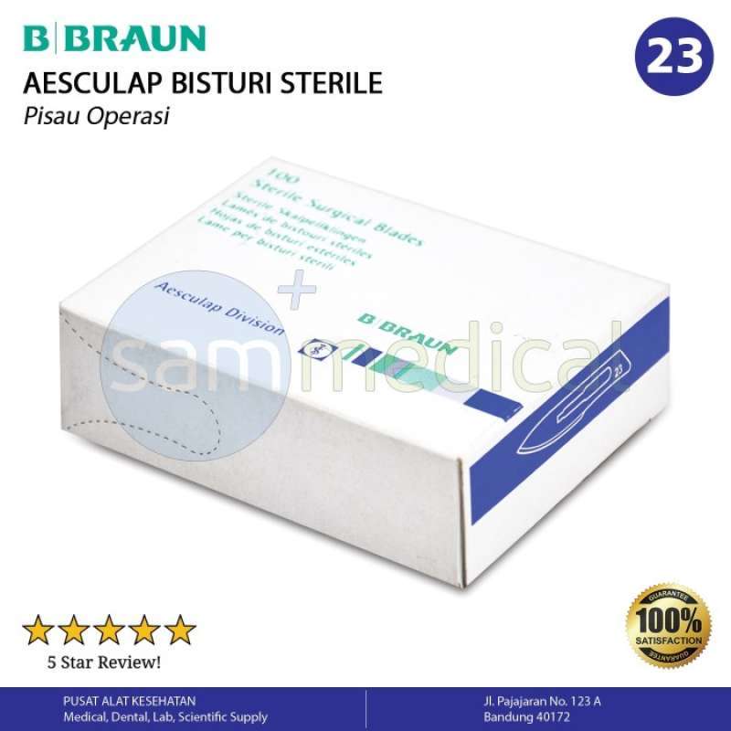 Jual B Braun Aesculap Bisturi Sterile No 23 Per 5 Pcs Di Seller Sam ...