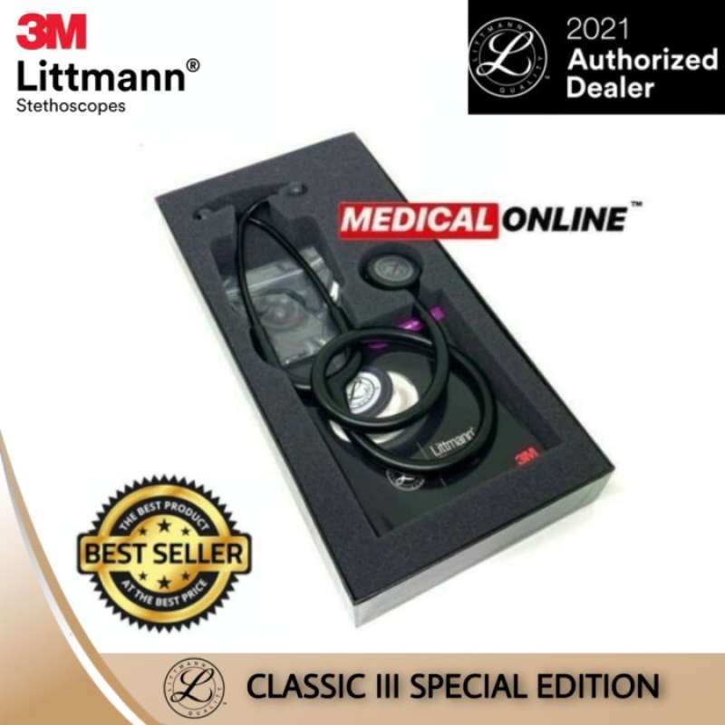Jual 3M STETOSKOP LITTMANN CLASSIC III FULL BLACK 5803 LIMITED EDITION ...