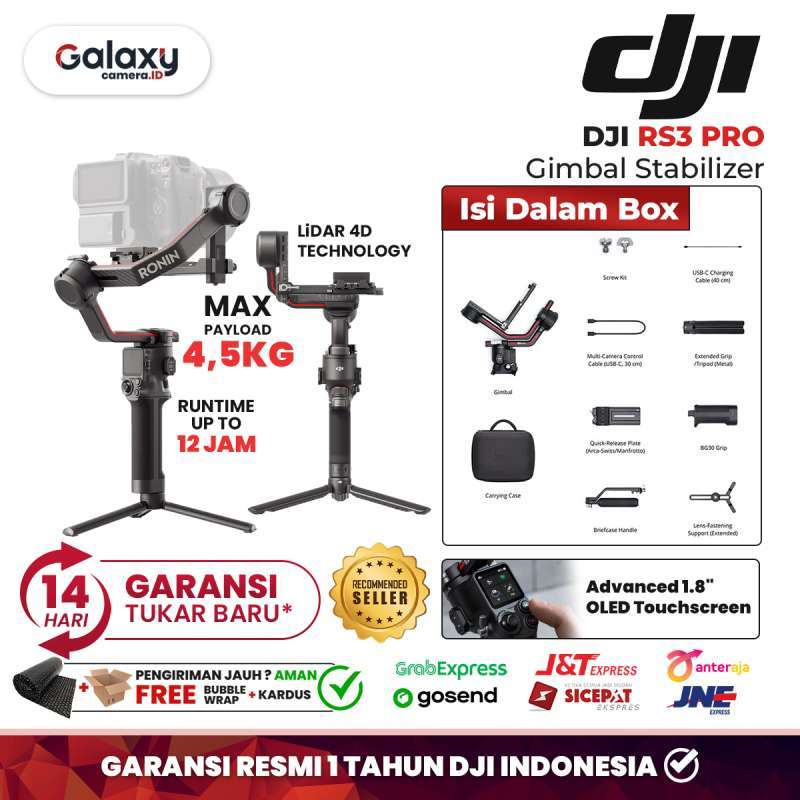 Jual Dji Rs3 Pro Basic I Ronin S3 Rs 3 Gimbal Stabilizer Garansi Resmi ...