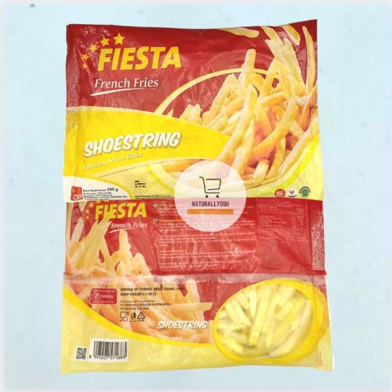 Jual Fiesta Kentang Goreng ShoeString 500gr French Fries di Seller ...