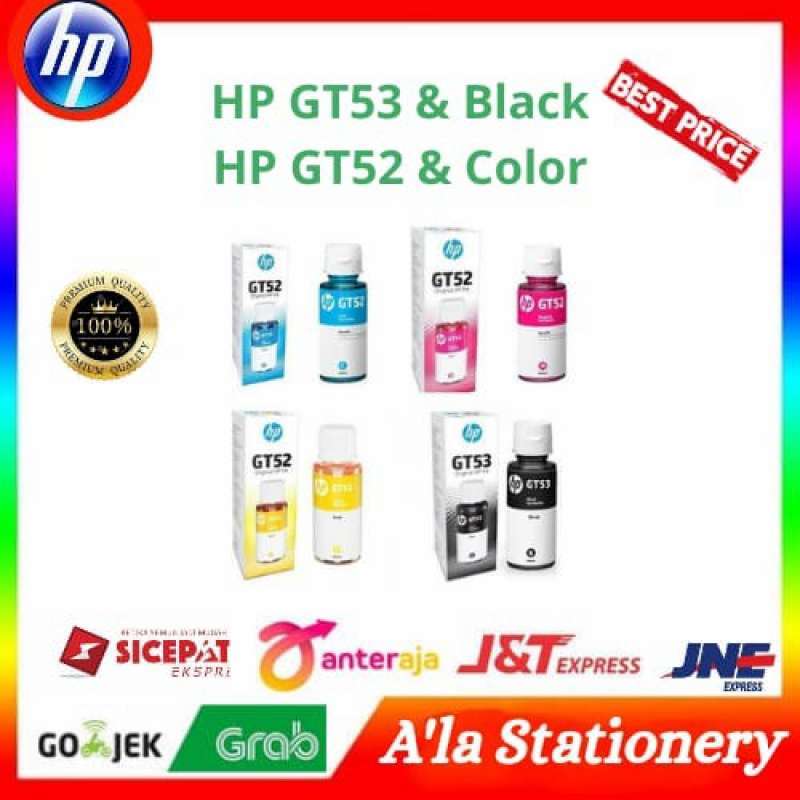 Promo Tinta GT53>52 Smart ink Tank 510 515 550 610 615 (Paket 4 Warna ...