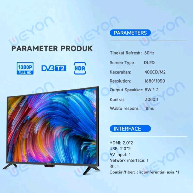 Jual Murah Meriah Led Tv Digital 27 Inch Full Hd Ready Hdmi,usb,vga,av Di Seller Bintang Shop ...
