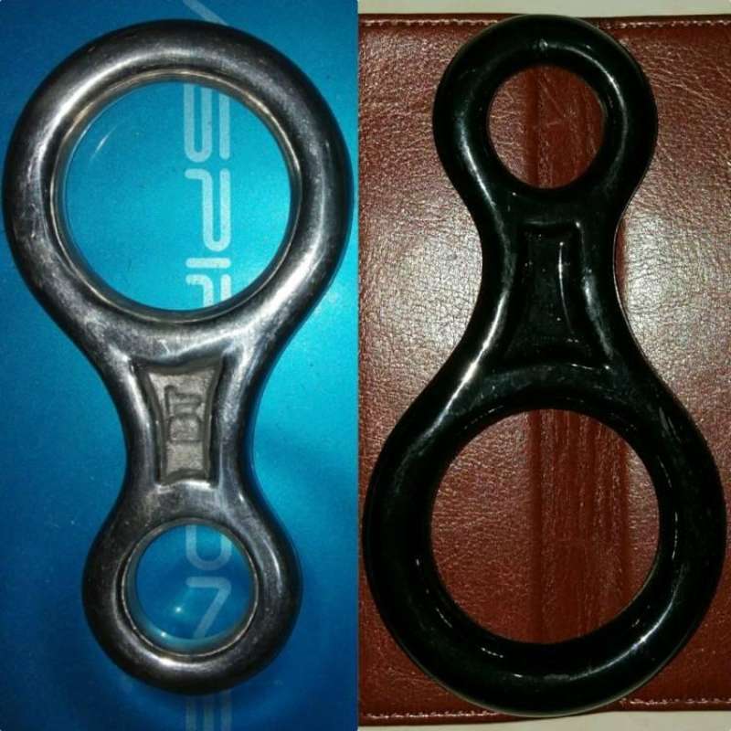 Jual Carabiner Figure Eight Besi Baja Ringan Karabiner Flying Fox ...
