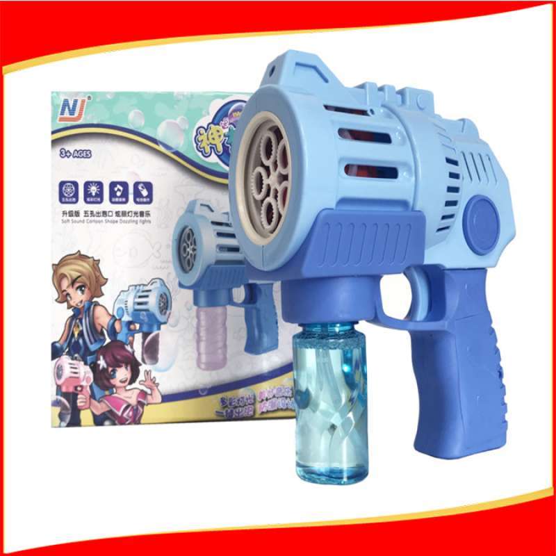 Promo Mainan Anak Bubble Gun Doraemon Hello Kitty Ikan Bubblegun Doraemon - Fish Biru - Pistol ...