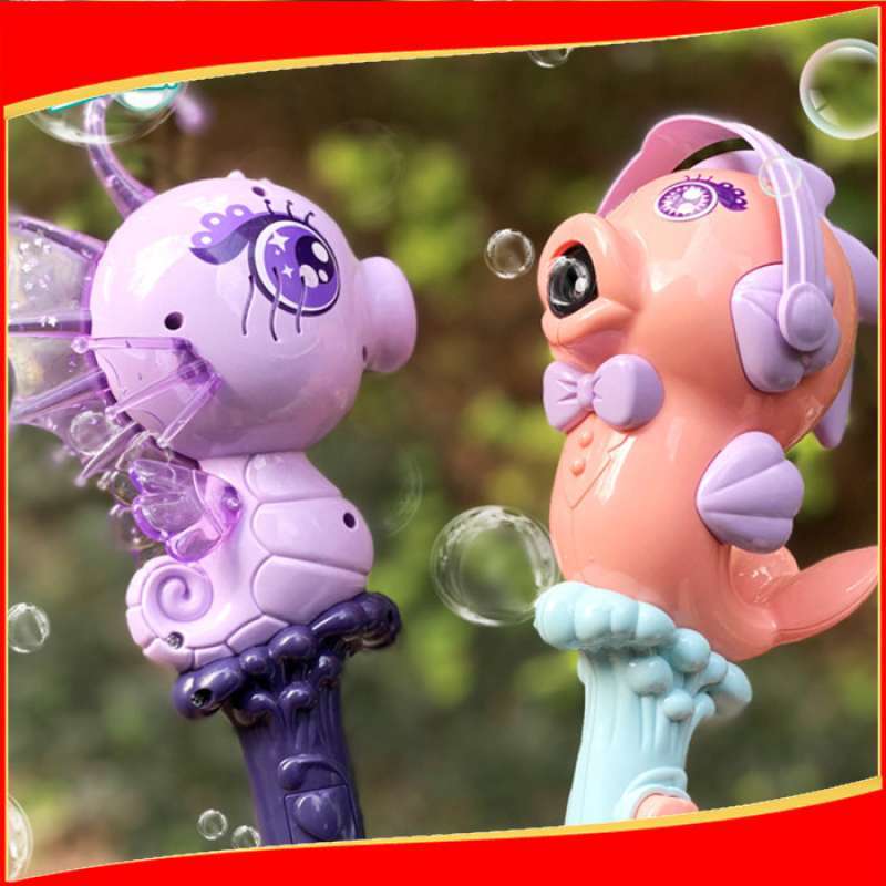 Promo Mainan Anak Bubble Gun Doraemon Hello Kitty Ikan Bubblegun ...