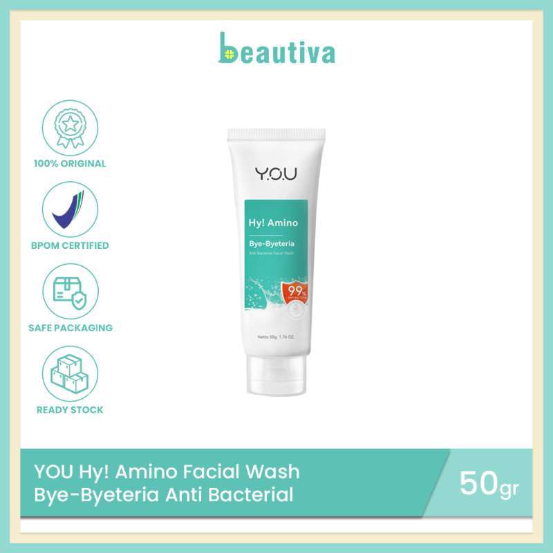 Review YOU Bye-Byeteria Facial Wash, Cocok untuk Oily & Acne Prone Skin ...