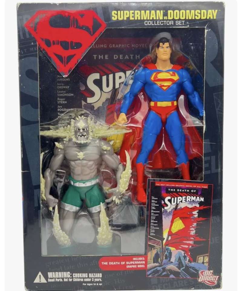 Promo [dc Direct] Superman Vs Doomsday Collector Set Diskon 2% Di ...
