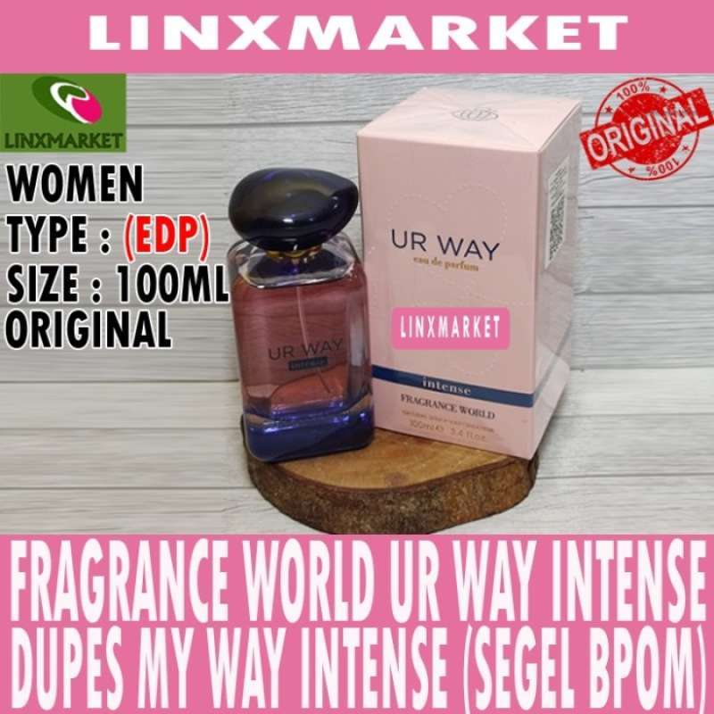 Promo FRAGRANCE WORLD UR WAY INTENSE DUPE MY WAY INTENSE WOMEN (EDP) 100ML Diskon 23% di Seller ...