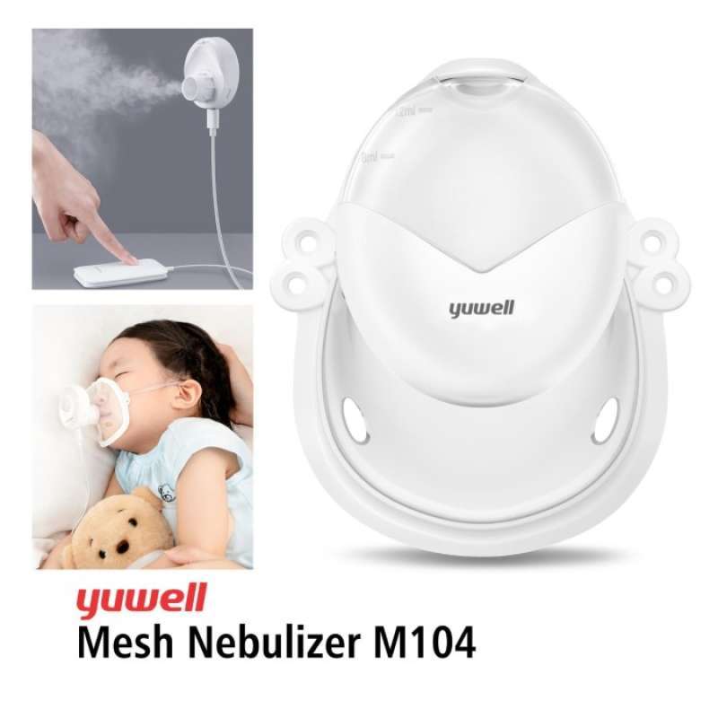 Promo Mesh Nebulizer Air Compressor Atomizer Hands-free M104 Yuwell ...