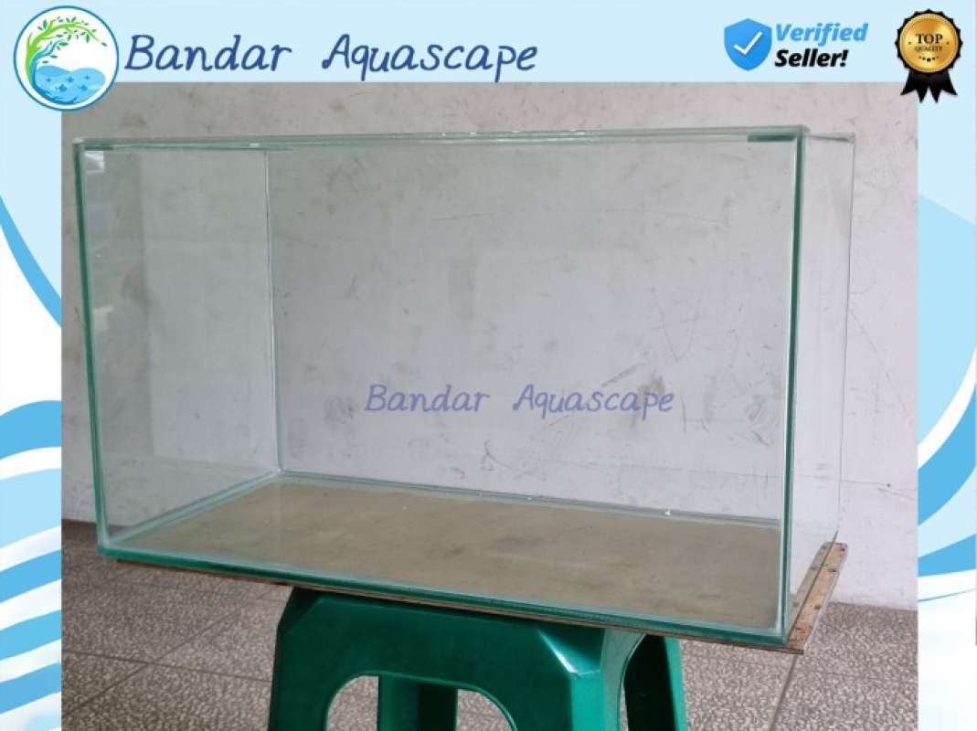 Promo Akuarium Aquarium 60 X 30 X 40 Cm Tebal 5mm Dengan Ban Skur Diskon 23% Di Seller Laraji ...