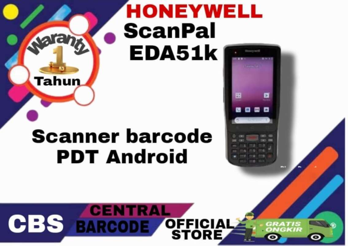 Promo Honeywell Barcode Scanner Eda51K Android Mobile Wifi Eda 51K Diskon 23% di Seller ...