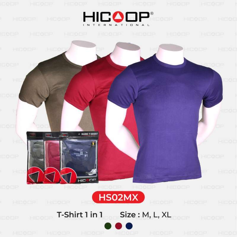 Jual Kaos Polos Max Round Neck Hicoop Hs-02mx Di Seller Hicoop ...