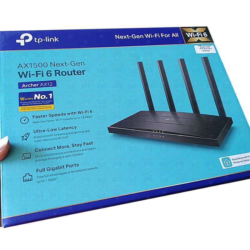 Jual Tp-link Archer Ax12 Ax1500 Wi-fi 6 Wireless Dual-band Gigabit ...