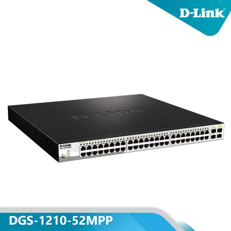 Jual D-link Dgs-1210-52mpp 52-port Gigabit Smart Managed Poe Switch Di ...
