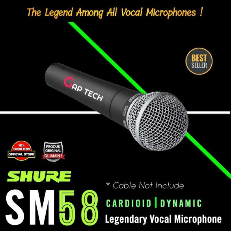 Promo Shure Sm58 / Sm 58 Legendary Dynamic Vocal Diskon 23% Di Seller ...