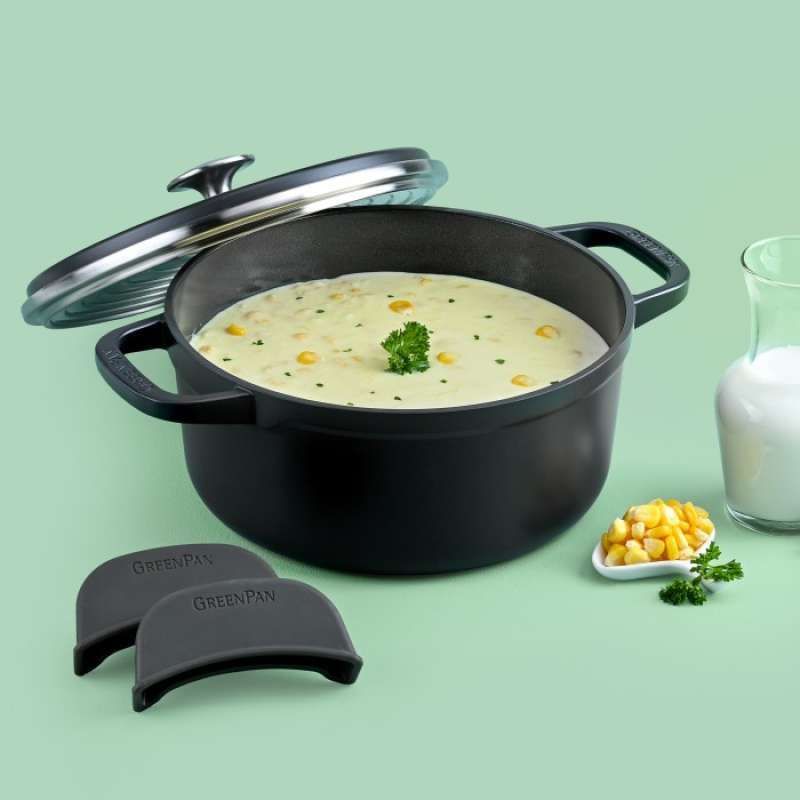 Promo Greenpan Featherweight Casserole 22cm Panci Non Toxic Diskon 23% ...