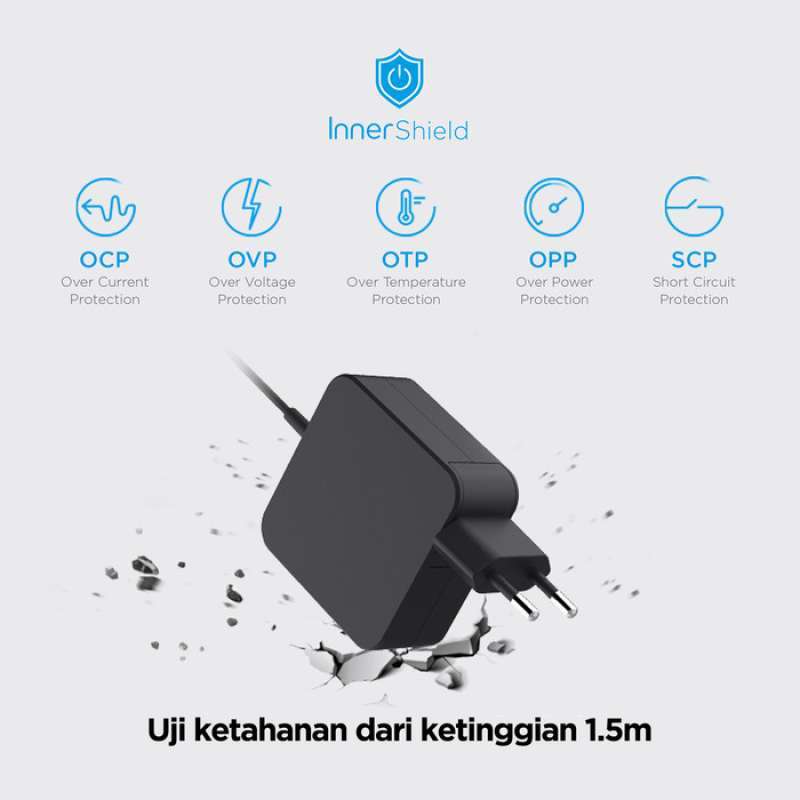Jual Innergie Adp-65jw-czr Adapter Charger Laptop Universal Type C 65w ...