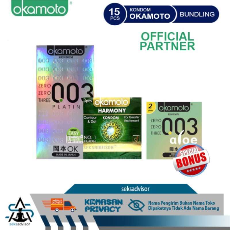 Promo KONDOM OKAMOTO PLATINUM + CONDOM OKAMOTO HARMONY Diskon 33% di Seller Medika Lestari ...