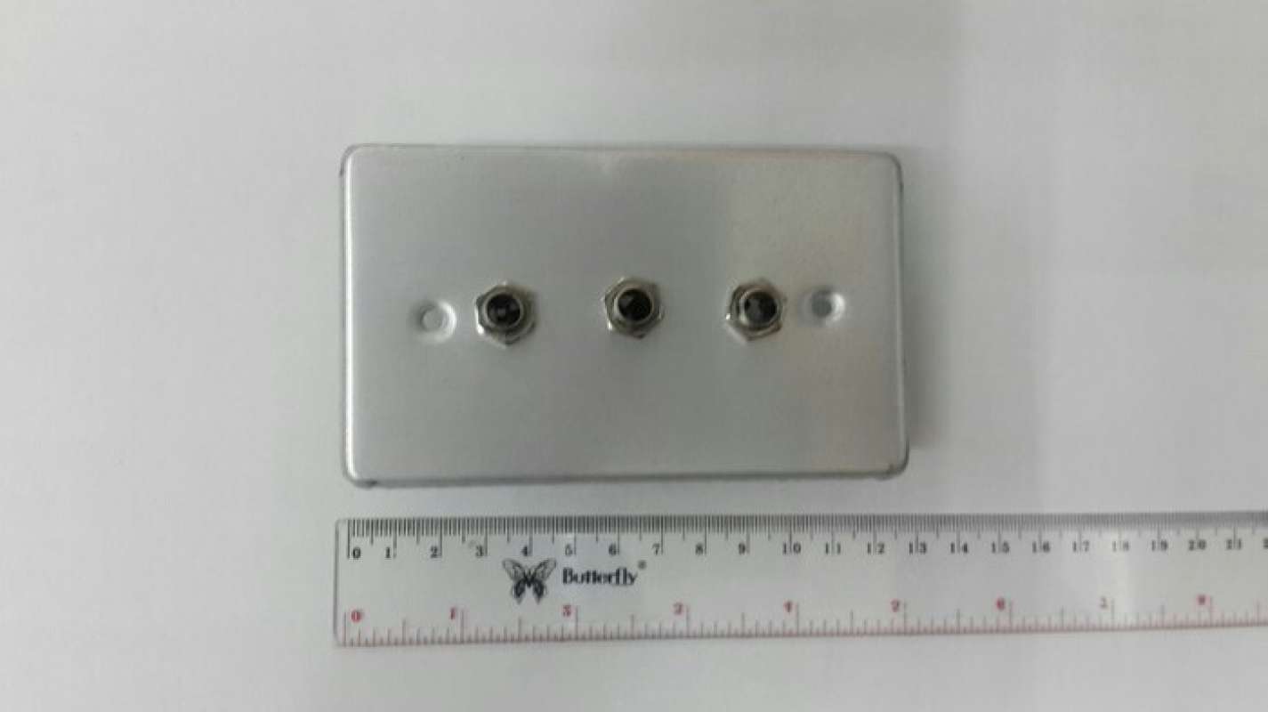 Promo Stop Kontak Mic Faceplate Audio Mic 3 Port Diskon 23% Di Seller ...