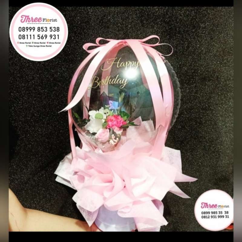 Promo Box Bunga Balon / Hadiah Ucapan Ulangtahun / Hadiah Ucapan ...