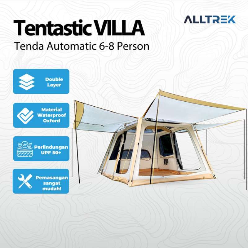 Promo Alltrek Tenda Camping Tentastic Villa Automatic 1bedroom + 1guest ...