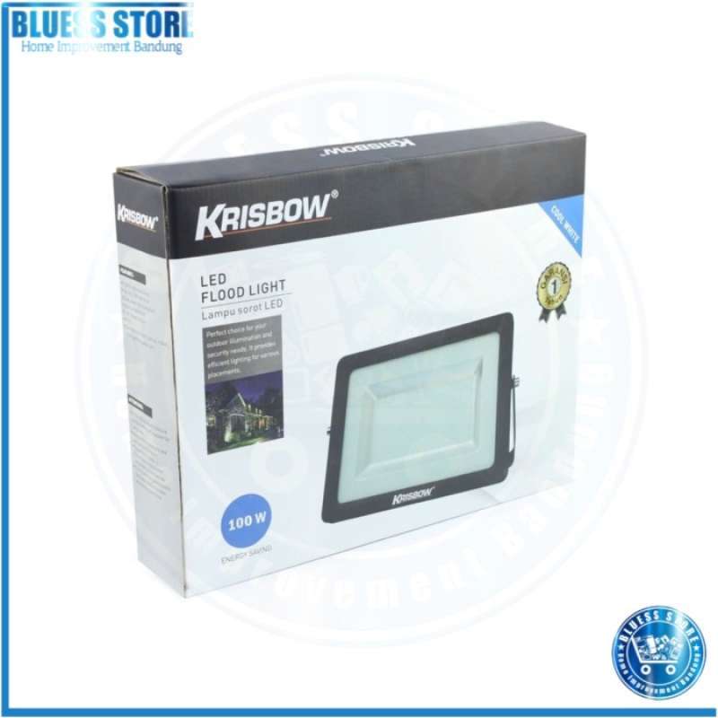 Promo Krisbow Lampu Sorot Led 100w 6000k Putih Ip65 Flood Light ...