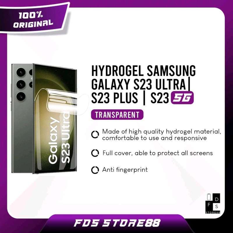 Jual Hydrogel Hydro Gel Samsung Galaxy S23 Ultra | S23 Plus | S23 | S22 Ultra | S22 Plus | S22 ...