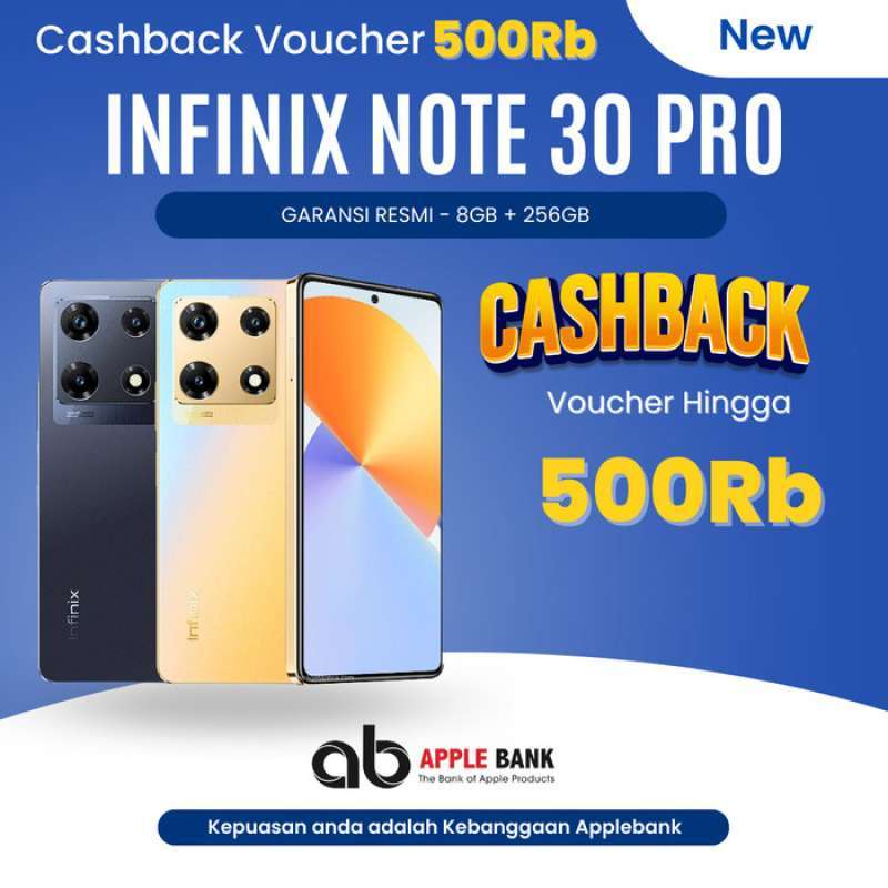 Promo Infinix Note 30 Pro NFC 8GB+256GB Garansi resmi 1 Tahun Diskon 33% di Seller Farwa store ...