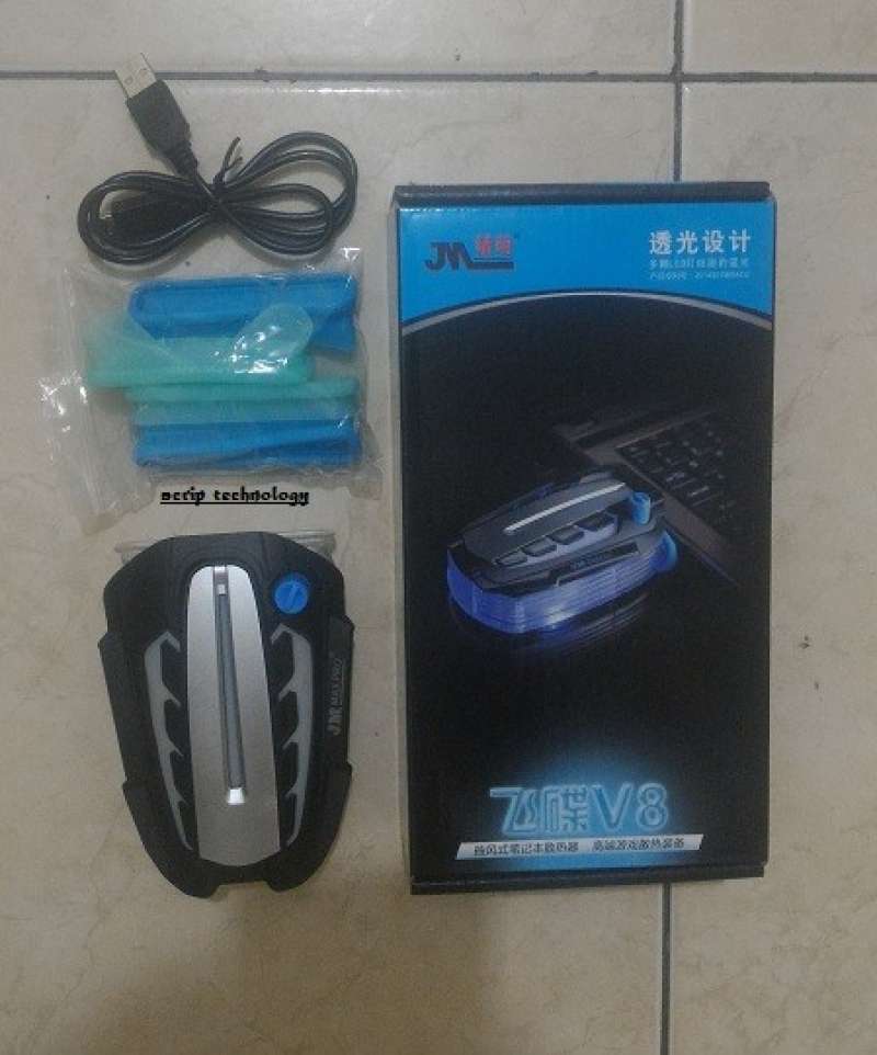 Promo Jm Maxpro V8 Exhaust Vacum Fan / Cooler Notebook Laptop Pendingin ...