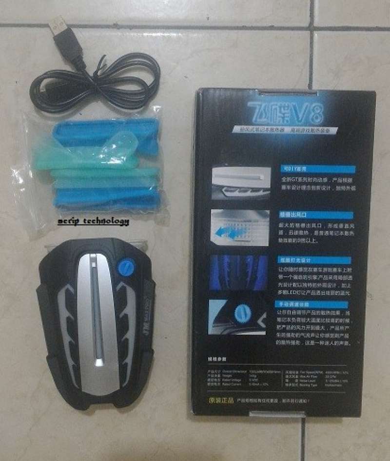 Promo Jm Maxpro V8 Exhaust Vacum Fan / Cooler Notebook Laptop Pendingin ...