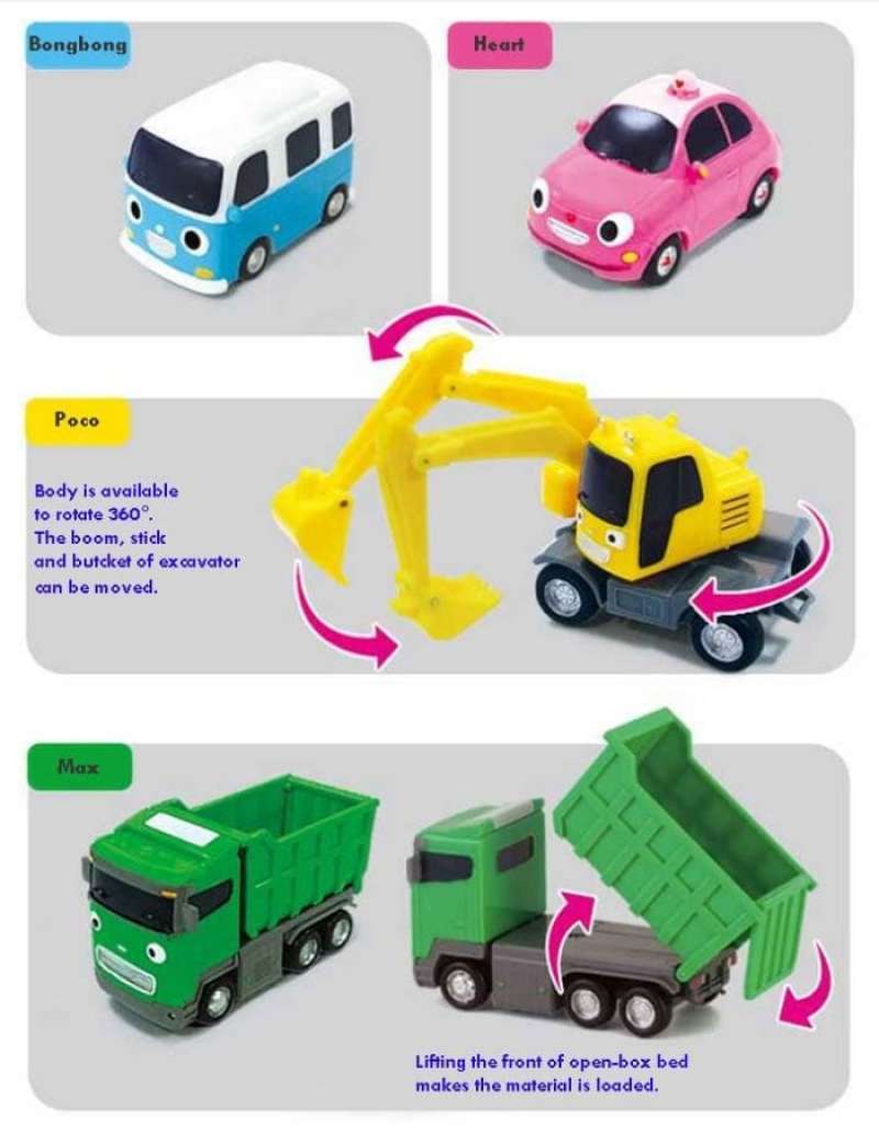 Jual Iconix-Tayo the Little Bus Mini Toy #2 - Max Fork Heart Bongbong ...
