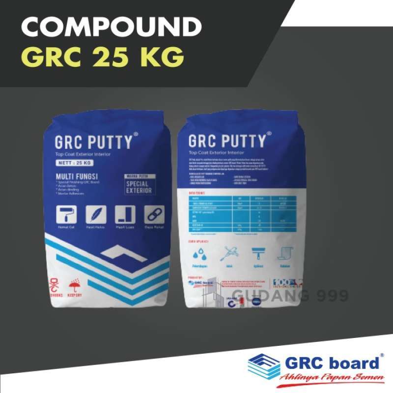 Promo Grc Putty 25 Kg / Compound / Semen Mortar Grc / Dempul Putty ...