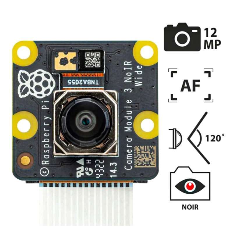 Jual Raspberry Pi Camera Module 3 - 12 Mp Sensor And Autofocus ...