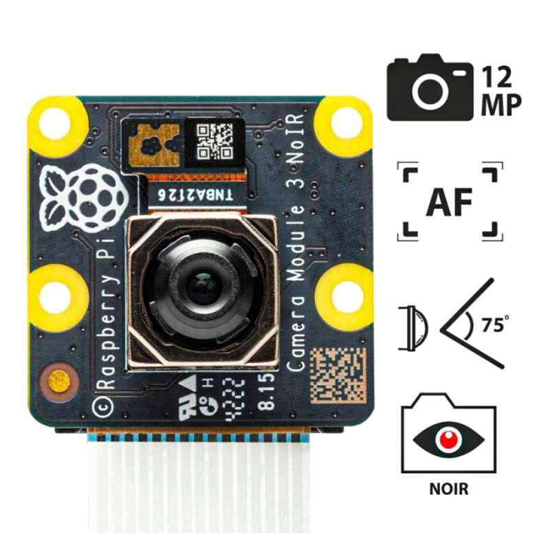 Jual Raspberry Pi Camera Module 3 - 12 Mp Sensor And Autofocus ...