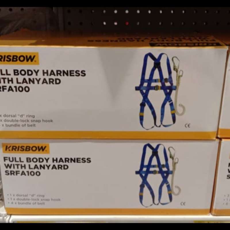 Promo Krisbow Sabuk Pengaman Extra Tali/Full Body Harness W/Srfa100 ...